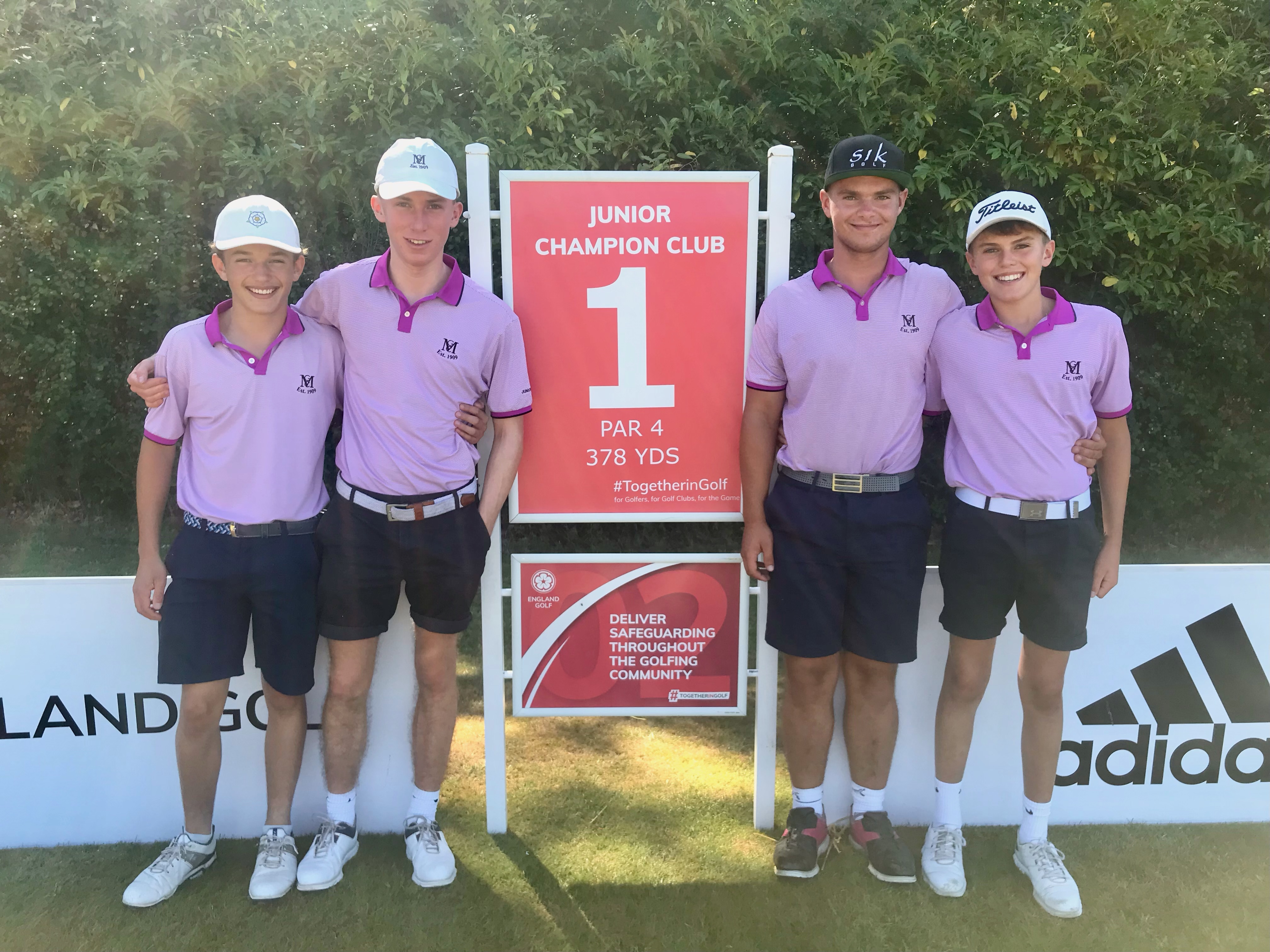 Moortown Juniors at English Championships